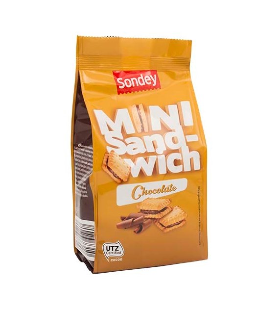 Sondey Mini Sandwich Chocolate 150g - PRODUKTY ŚWIATOWYCH MAREK ...